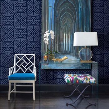 Helios Geometric Wallpaper | MIAMI ART WALLPAPER