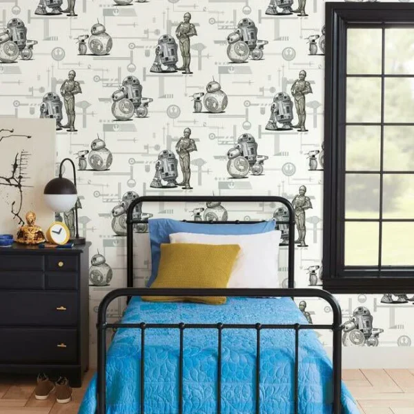 Star Wars: The Rise of Skywalker, Droids! Wallpaper - Miami Art Wallpaper